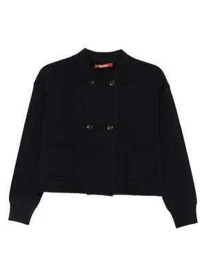 Max Mara Button-up Cardigan - Navy