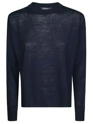 Max Mara Lightweight Sweater For Ss26 - Blu