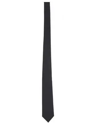Tagliatore Elegant Satin Tie - Black