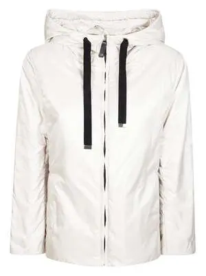 CUBE MAX MARA Padded Short Jacket With Hood - Beige
