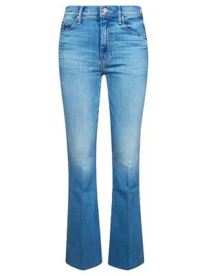MOTHER Frayed Bootcut Jeans For - Blu