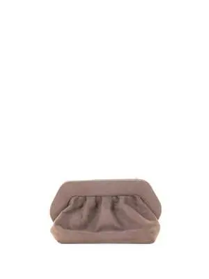 THE MOIRÈ Themoirè Bios Pleated Clutch Bag - Mud