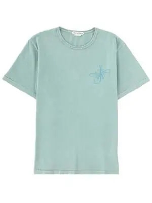 JW Anderson Cotton T-shirt Perfect For Summer Wear - Azure