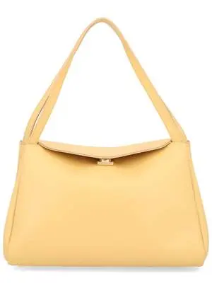 THEMOIRE Structured Shoulder Bag - Beige