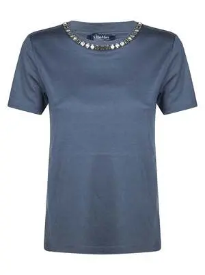 Max Mara Elegant Mini T-shirt - Blu