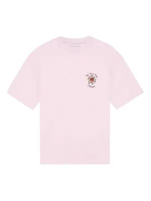 Drole De Monsieur Modern Crew Neck T-shirt Size - Pink