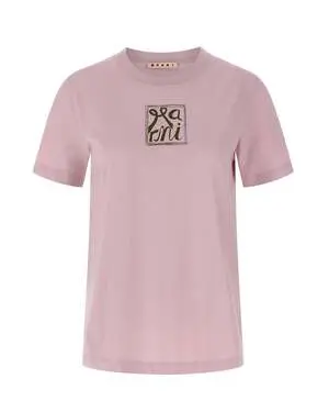 Marni Crewneck Graphic T-shirt - Quartz