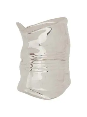 JEAN PAUL GAULTIER Mini Crushed Can Earring - Silver