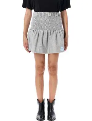 MARANT ETOILE Paintcifica Mini Skirt - Grey Ice Blue