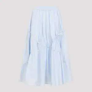 Moschino A-line Midi Skirt - Blue