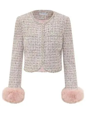 SELF-PORTRAIT Cuff Jacket Fall/winter 2025 Edition - Pink