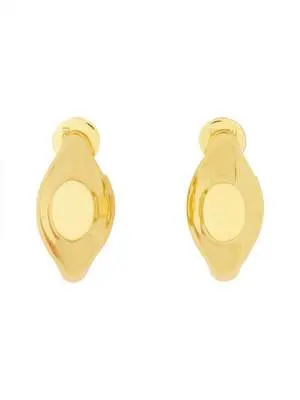 PATOU Signet Earrings In Brass