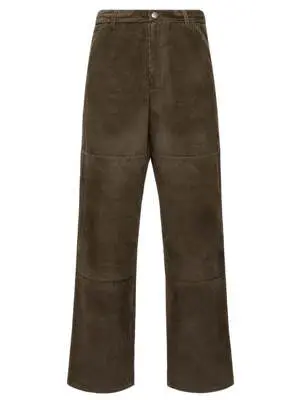 Moncler Corduroy Drawstring Waist Pants - Green