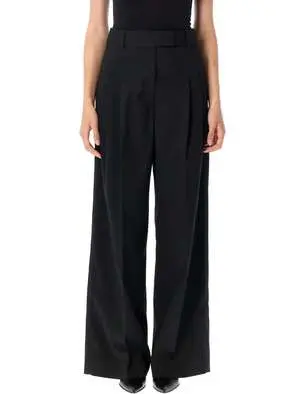 BY MALENE BIRGER Cymbaria High-waist Trousers - Black
