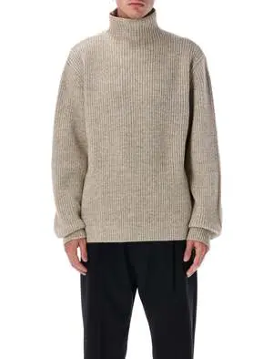 LEMAIRE High Neck Sweater - Beige