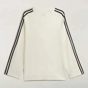 Y3 Long Sleeve Utility Tee - White