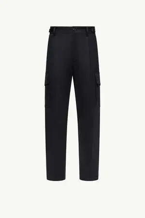 Moncler Premium Trousers Fw25 Collection - Black
