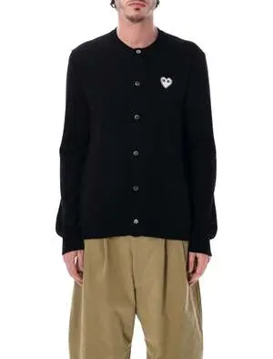 Play Comme Des Garcon Timeless Wool Cardigan Size
