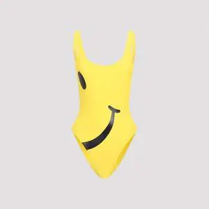 Moschino Smile One Piece Swimwear For - Yellow & Orange