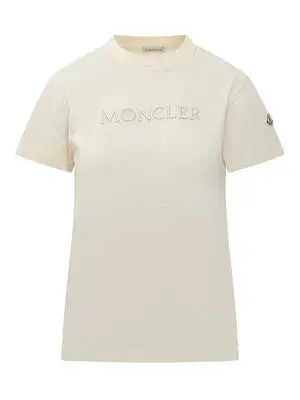 Moncler Classic Cotton T-shirt - Bianco
