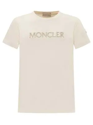 Moncler Classic Cotton T-shirt - Bianco