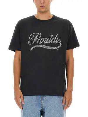 3.PARADIS Coca Cola" T-shirt - Black