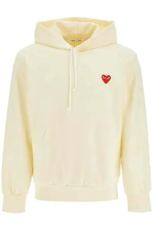 Play Comme Des Garcon Emblem Knit T-shirt - Ivory