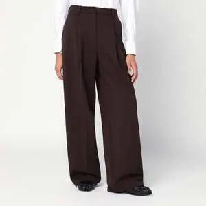 THELATEST Pleated Trousers - Brown