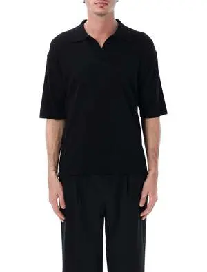 ROBERTO COLLINA Roberto Collina Relaxed-Fit Polo - Size 50 Black