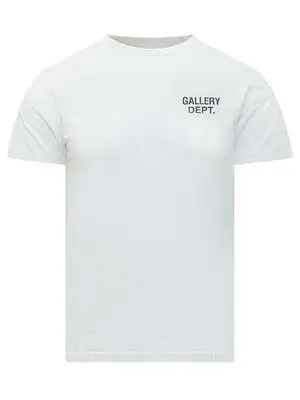 GALLERY DEPT. Signature Logo T-shirt Ss26 Edition - Clean White