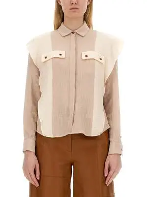 ALYSI Cotton Shirt - Multicolour