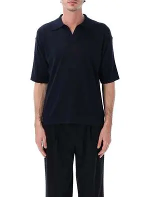 ROBERTO COLLINA Relaxed-fit Polo Shirt Size - Blue