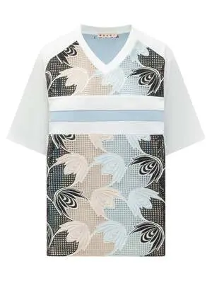 Marni Graphic Insert T-shirt - Multi