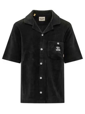 GALLERY DEPT. Classic Cotton Shirt With Appliqué And Pocket - Black