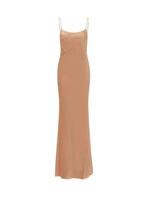 Andamane Mini Suit With Slim Stripes - Peach