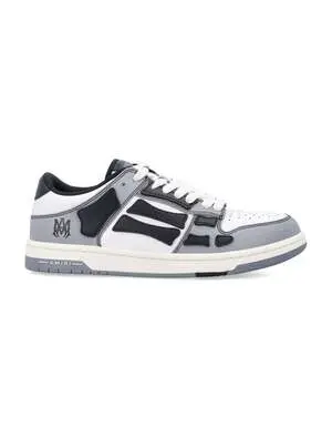 Amiri Varsity Skel-top Low Top Sneakers - Black