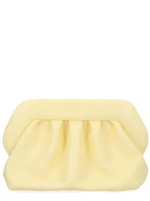 THEMOIRE Bios Gathered Clutch Bag - Yellow