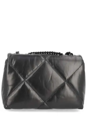 Tory Burch TORY BURCH Kira Diamond Quilt Small Convertible Shoulder Bag Black