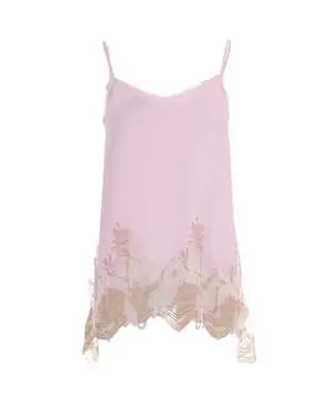 Fabiana Filippi Lace Trimmed Camisole - Rosa Petalo