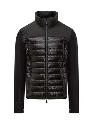 Moncler Cardigan With Zip For Fw25 - Nero