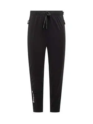 Moncler Technical Trousers With Drawstring Fw25 - Nero