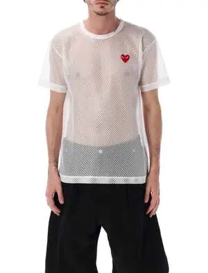 Play Comme Des Garcon Classic Play Mini Tee For - White