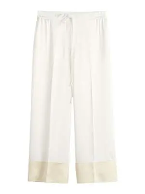 TOTEME Drawstring Wide-leg Satin Pants