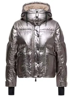 Moncler Down-filled Hooded Coat With Adjustable Features