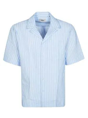 Altea Mini Seersucker Button-up Shirt - Azzurro