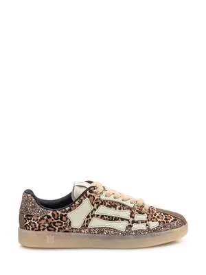 Amiri Sleek Paintcific Sneakers - Brown