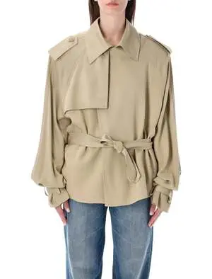 THE FRANKIE SHOP The Essential Coat - Beige