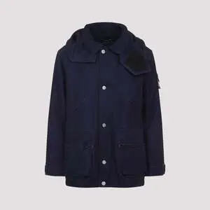 Stone Island Cotton Blend Jacket - Blue