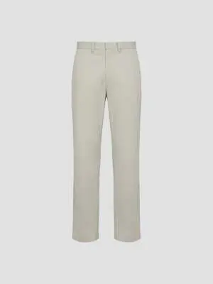 RIER Riere Lightweight Cotton Mini Trousers - Light Grey Suit