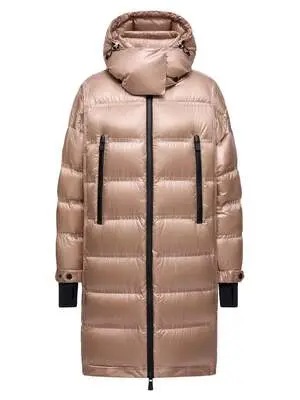 Moncler Detachable And Adjustable Hood Water-resistant Coat - Pink